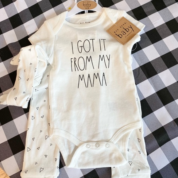 Rae Dunn | Other | New Rae Dunn Baby Outfit I Got It From My Mama Size ...
